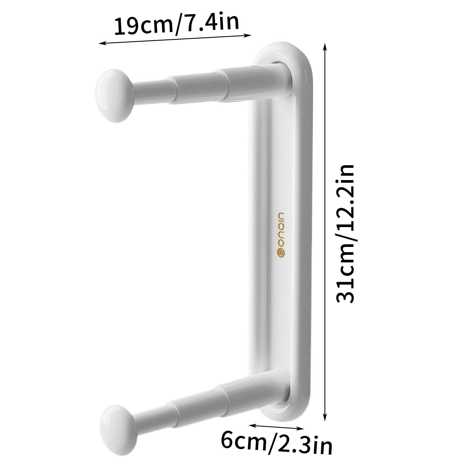 Clothes Drying Rack Wall-Mounted, Clothes Hanger Storage Retractable Punch-Free Clothes Hanger Matched 60ML Glue