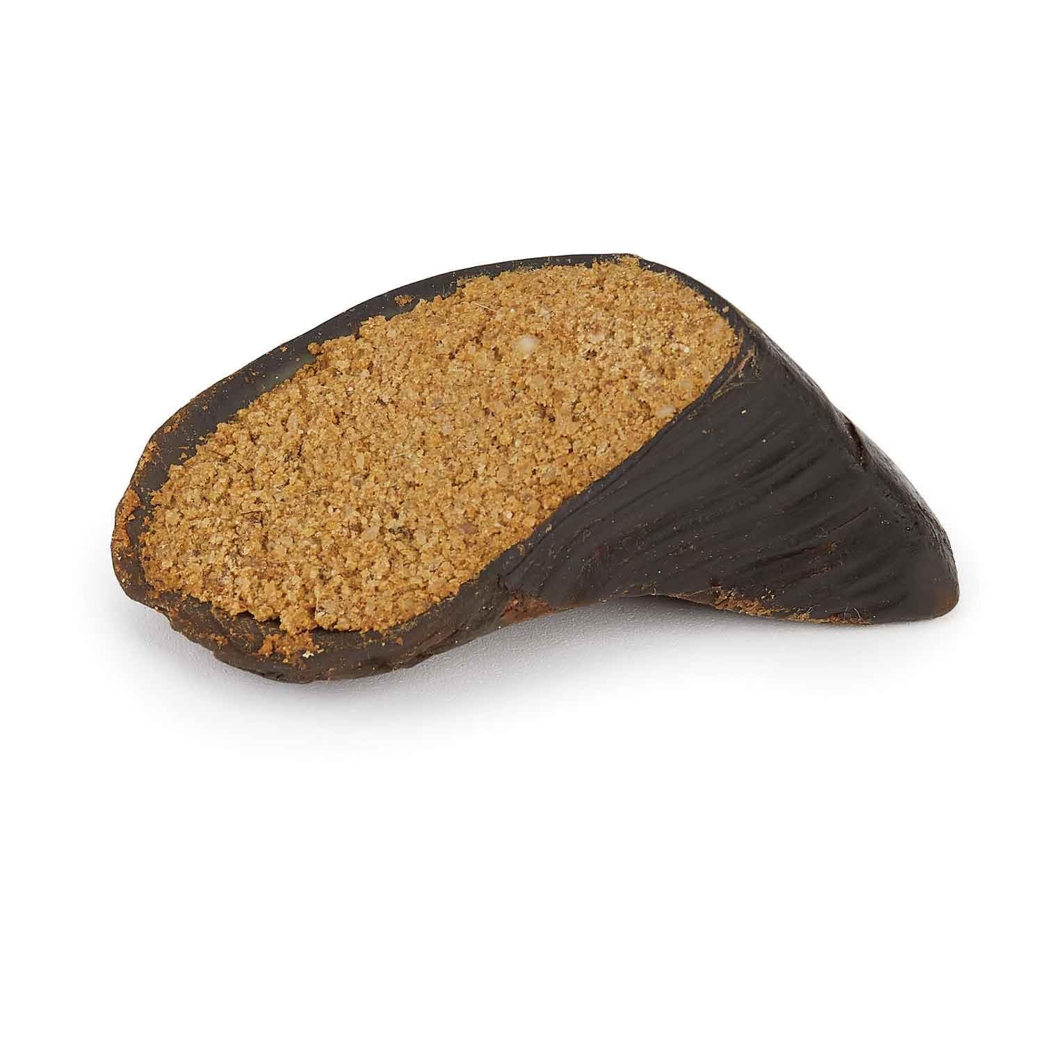 MPP Dog Dental Chew Filled Cow Hooves All Natural Healthy Peanut Butter Flavored (10 Hooves)