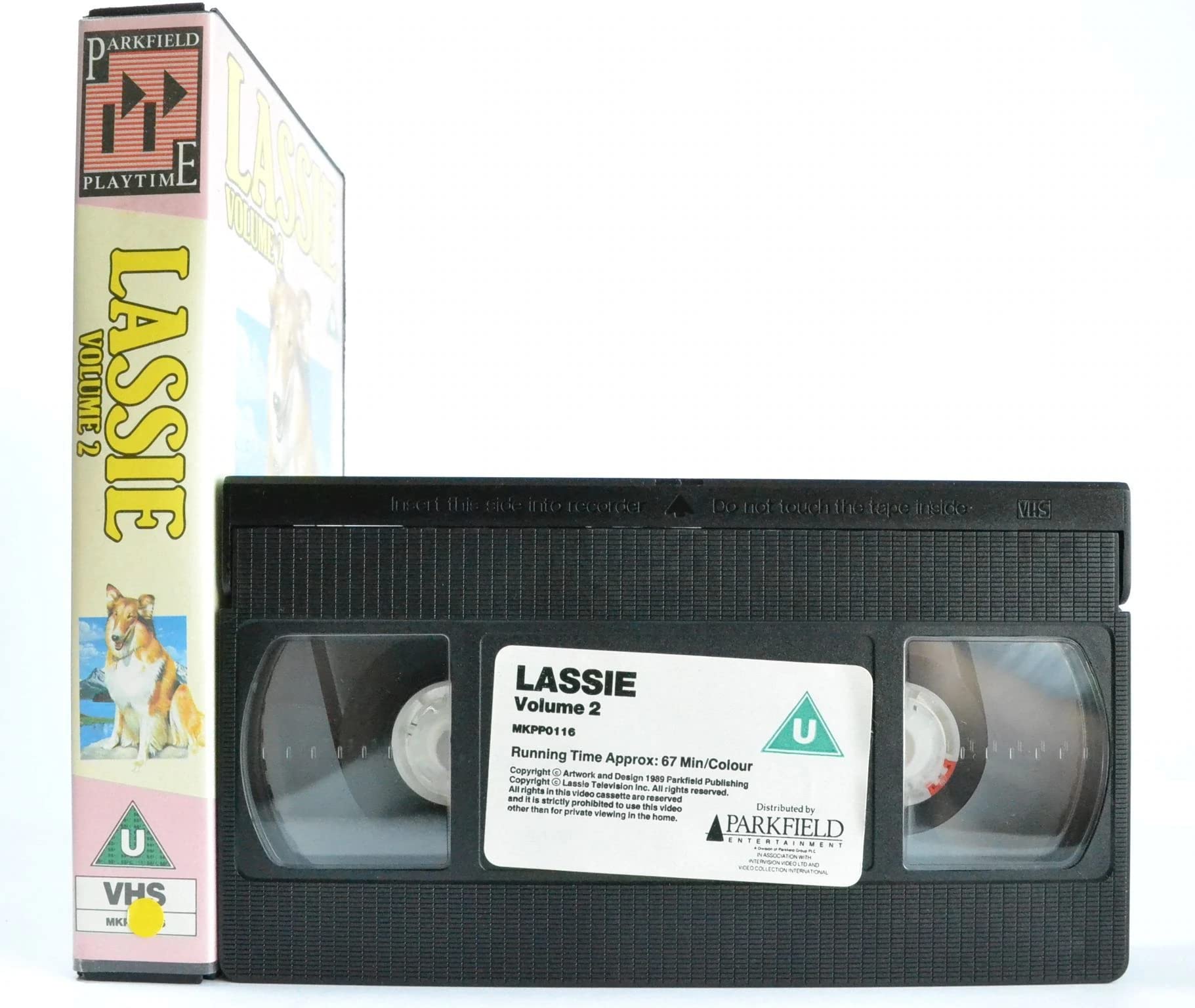 Lassie Volume 2 VHS Video from Playtime suitable for 3 to 10 year old Children