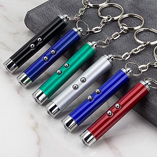 CHUQIANTONG 2-in-1 Cat Pet Toy Red LED Pointer Pen White Flashlight Torch Interactive Training Pen for Cat Dogs