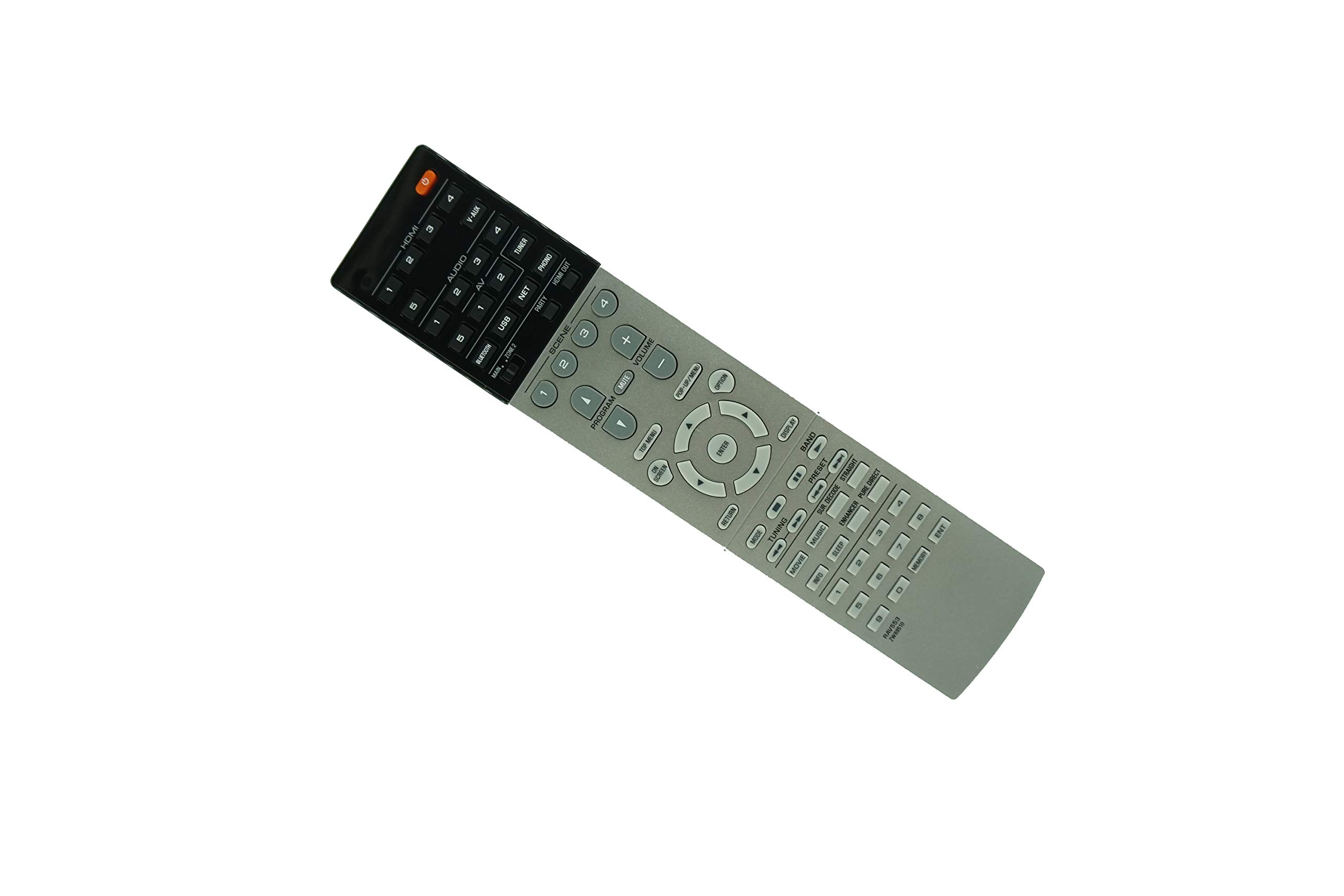 HCDZ Replacement Remote Control for Yamaha Aventage RAV536 ZP601100 RAV542 ZP601700 RX-A1050 RX-A1060 RX-A860 7.2-Channel MusicCast AV Network Receiver