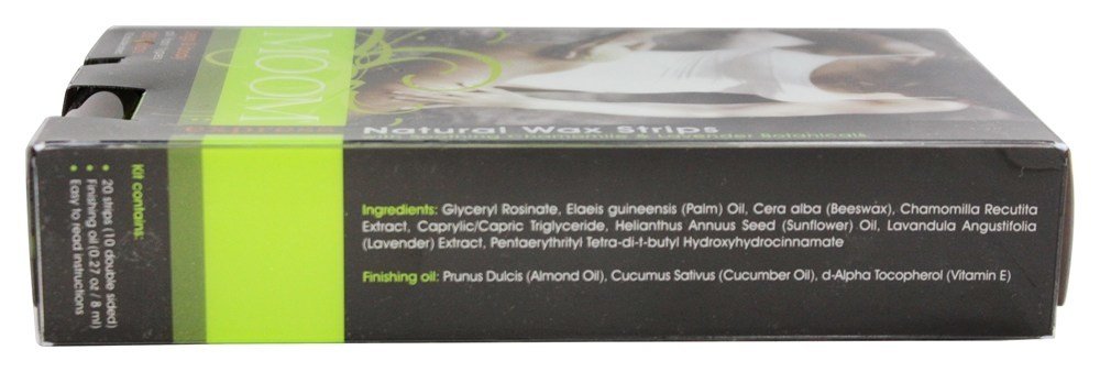 Moom Express Pre Wax Strips For Legs And Body - 20 Strips