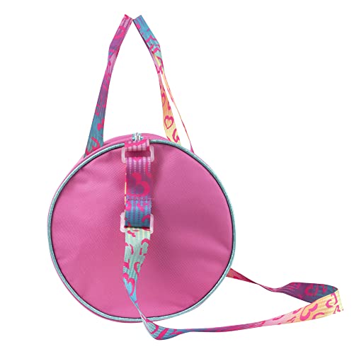 Dance Duffle Bags for Dancers, Girls, Teens, and Student Athletes, Fun Dance Workout Duffel Bag for Girls and Boys (Pink)
