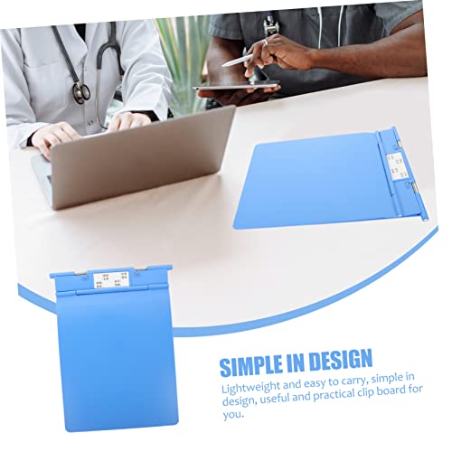 Ciieeo 3pcs Case Folder Pencils for Plastic Paper Holder Office File Folders Hanging Organizer Filing Box Hanging File Folders Plastic Writing Board Exam Paper Base Clip Boards