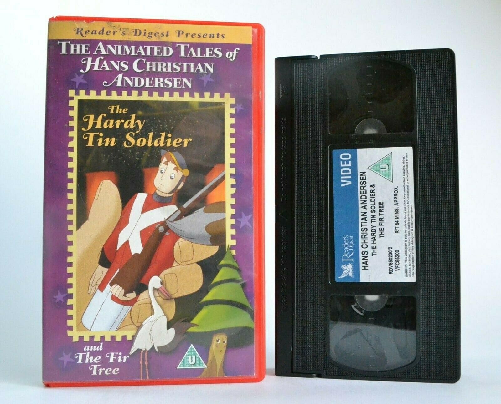 The Hardy Tin Soldier:T By H.C.Andersen Fairy Tale - Animated - Children's - VHS