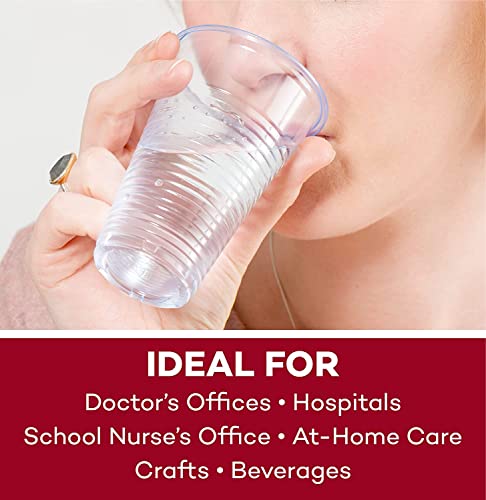 Dealmed 3 oz. Disposable Plastic Cups β 100% Recyclable Cups for Doctor's Offices, School Nurse's, Hospitals, at Home and More (Pack of 100)
