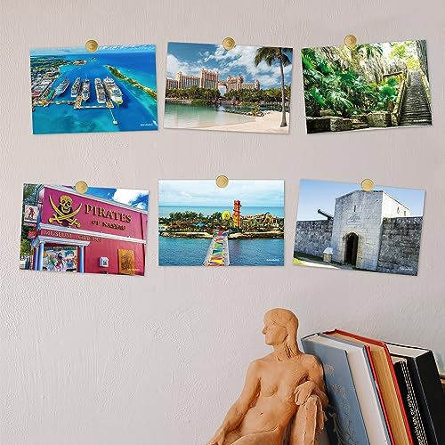 Dear Mapper Bahamas City Landscape Postcards Pack 20pc/Set Postcards From Around The World Greeting Cards for Business World Travel Postcard for Mailing Decor Gift
