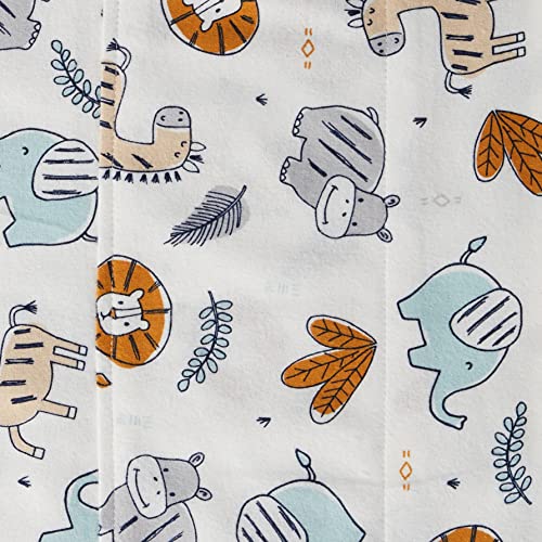 Dino Safari 4 Pack Flannel Burp Cloth Set