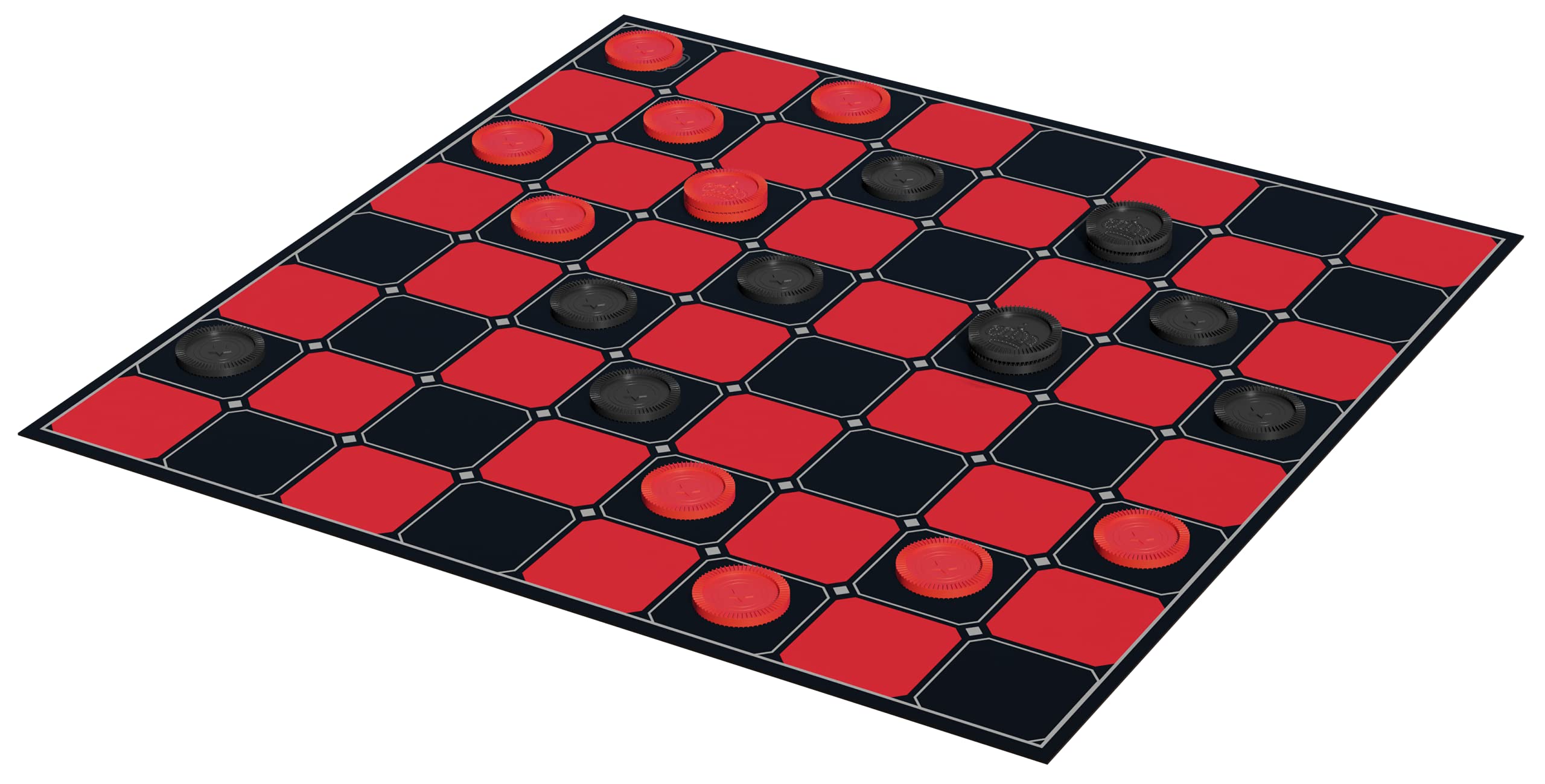 Goliath Checkers - Classic Game with Folding Board and Interlocking Checkers (Amazon Exclusive)
