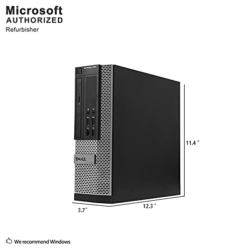 Dell Optiplex 7010 High Performance Flagship Business Desktop Computer, Intel Quad-Core i3 Up to 3.8GHz, 8GB DDR3 RAM, 500GB HDD, DVD, USB 3.0, Windows 10 Pro (Renewed)