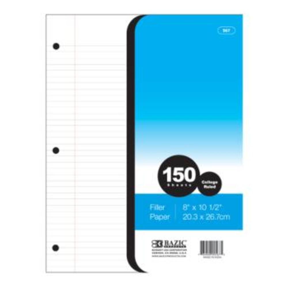 Lot 6 150 Packs college Ruled Filler School Paper 900 Total