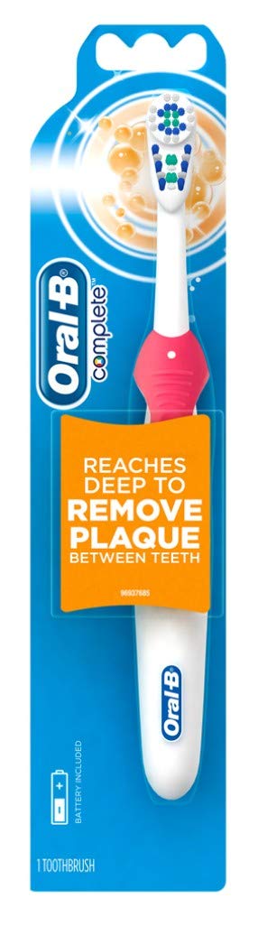Oral-B Toothbrush Complete Remove Plaque (Battery) (2 Pack)