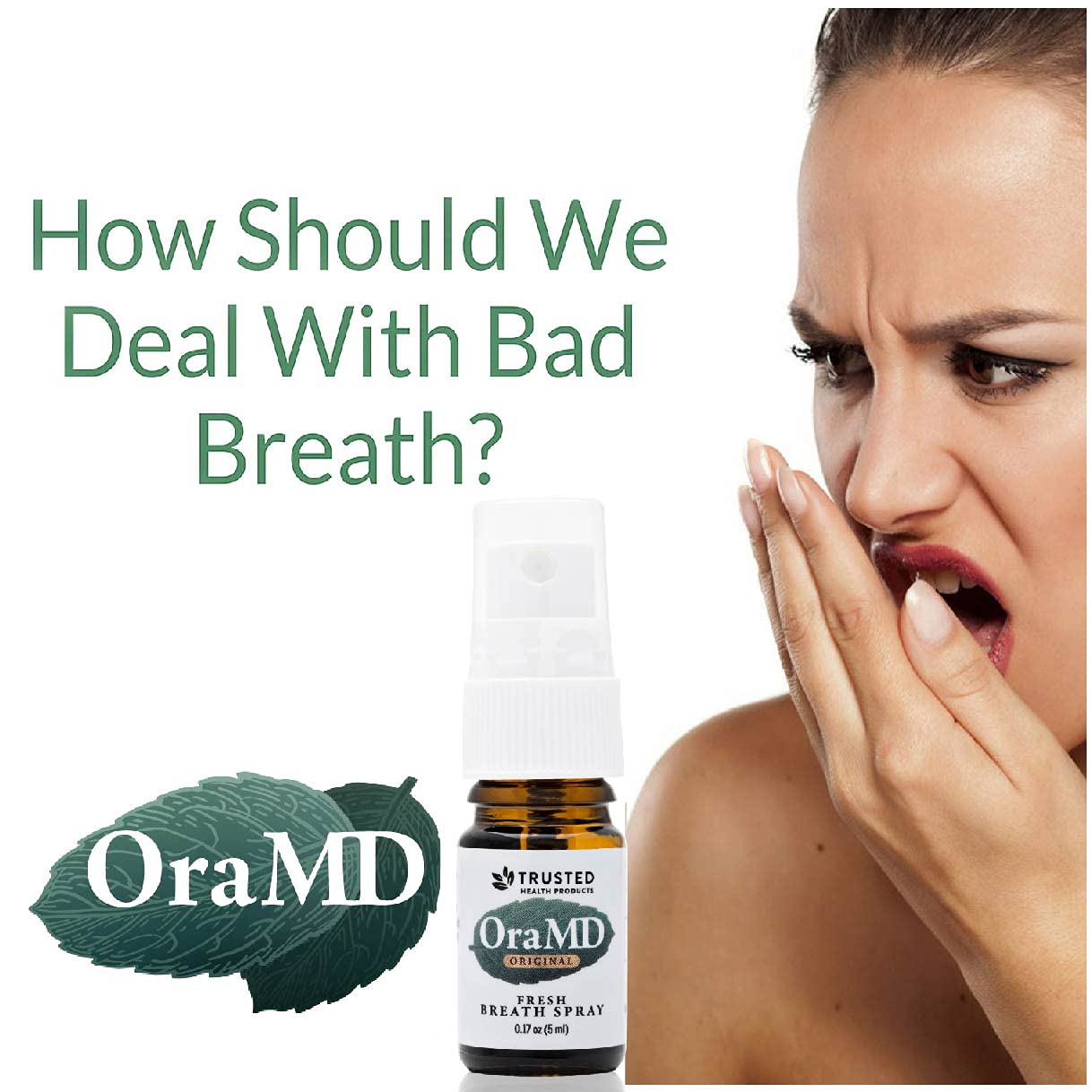 OraMD Fresh Breath Spray for Gum Health - 3-Pack, Bad Breath Treatment, Periodontal Disease Therapy, Fights Oral Pathogens, Reduces Gum Pockets & Plaque Build-Up
