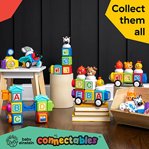 Baby Einstein Connectables 20 Piece STEAM Magnetic Blocks Learning Toys Numbers Colors Animals for Baby 6 Months+ Toddler 1 2 3 4 5 Year Old