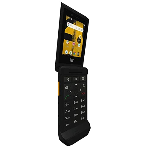 Cat S22 Flip (16GB) 2.8" Touchscreen, Android 11, IP68 Water Resistant, 4G LTE GSM (T-Mobile Unlocked for MetroPCS, Global) (Black) (Renewed)