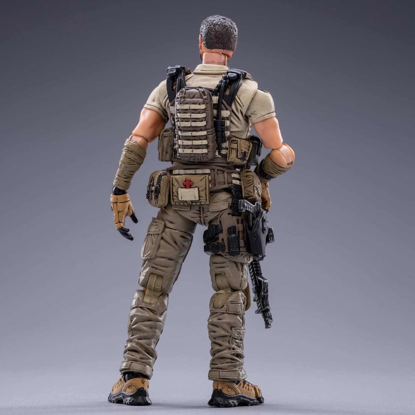 JOYTOY 1/18 Action Figures 4-Inch Mercenary-Kahn Collection Solider Figures Military Model