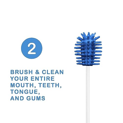 Fresh-Tips | Disposable Mini Toothbrush | Travel Toothbrush | Fresh Breath & White Teeth on The Go, Peppermint | 10 Pieces