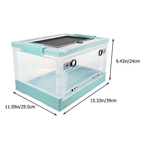 Hamster Travel Carrier Hamster Cage- Large Guinea Pig Cage Haven Habitat- Small Animal Cage for Hamster, Guinea Pig, Gerbil- Includes Exercise Wheel, Water Bottle
