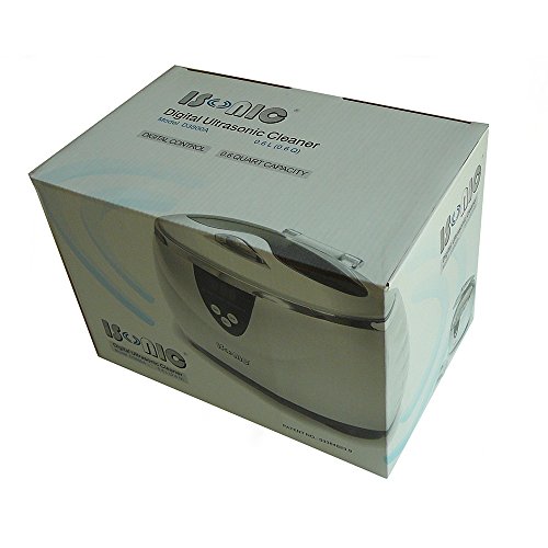 iSonicĀ® D3800a Digital Ultrasonic Cleaner for Jewelry, Eyeglasses, Watch, 600 ml, 110V 35W