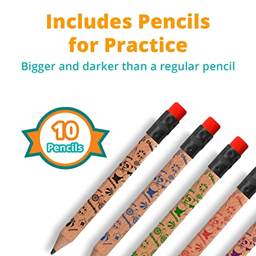 Channie's Learning with Ease for Special Needs Large Blocks Kit, K, 1st, Dyslexia, Dysgraphia, ADHD, and Autism