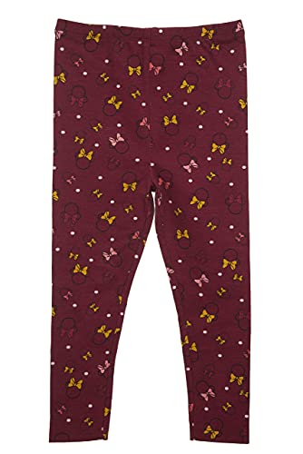 Disney Minnie Mouse Little Girls Sweatshirt and Leggings Outfit Set White 7-8
