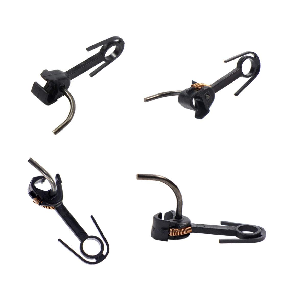 Generic 12pcs Model Trains HO Scale Horn Coupler Hook 20mm E-Z Mate Magnetic Knuckle Couplers for HO 1:87 Scale Model Trains
