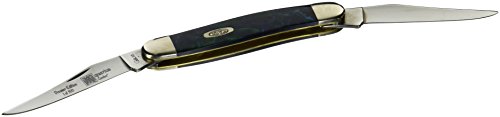 Case Cutlery 9200AQ Aquarius Muskrat Corelon Pocket Knife with Stainless Steel Blades, Blue/Green