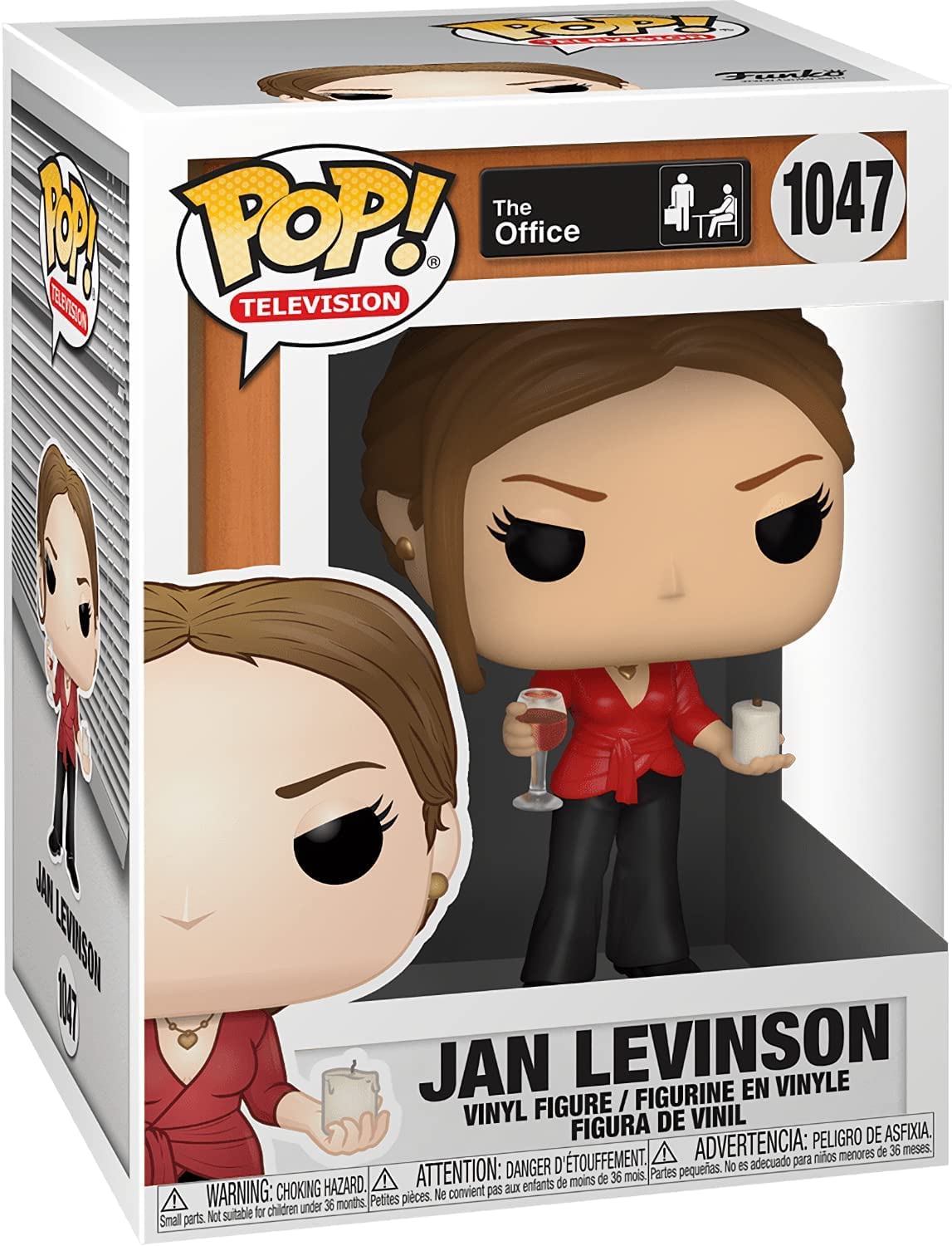 POP The Office - Jan Levinson with Wine & Candle Funko Vinyl Figure (Bundled with Compatible Box Protector Case)