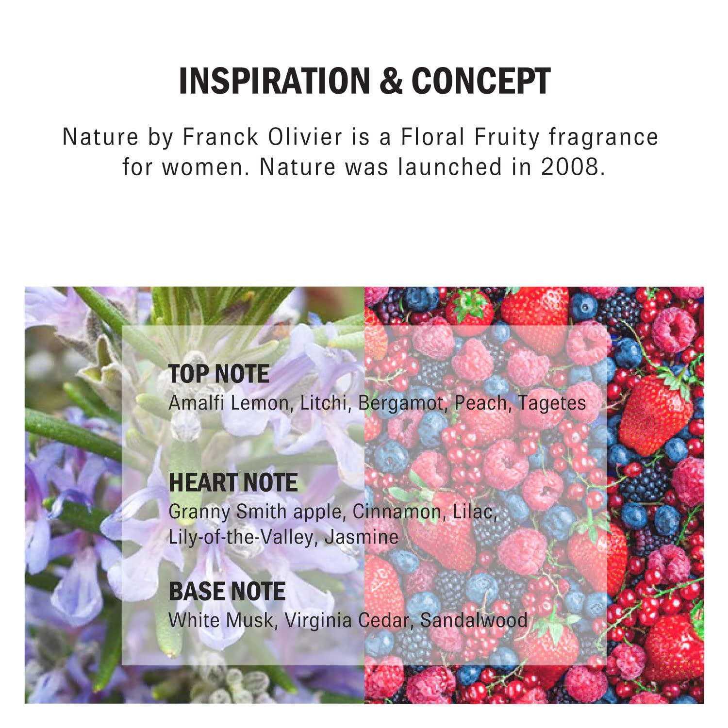 Nature Franck Olivier by Franck Olivier for Women Eau De Parfum Spray, 2.5 Ounce