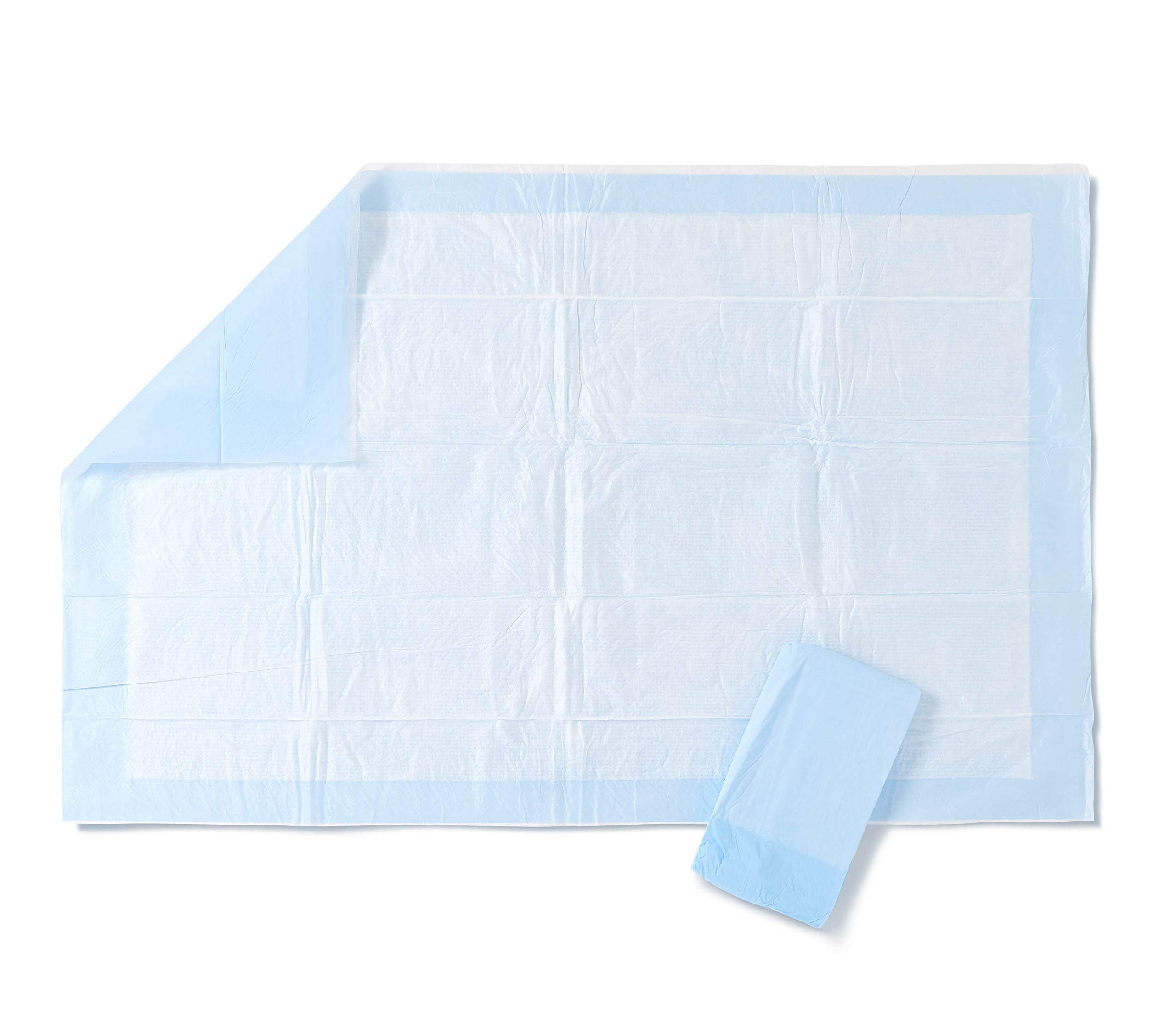 Medline Ultra Lightweight Tissue and Plastic 23” x 36” Disposable Underpad, Great for Changing Table and Surfaces, 150 Per Case, 5 Per Bag
