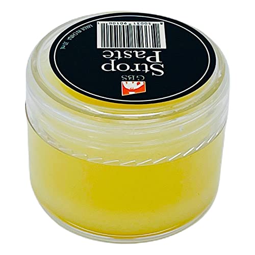 G.B.S Leather Strop 30ml Conditioning Paste Professional Hone and Sharpen your Shaving Razor, blade, knives, cutlery and tools- Leather Balm