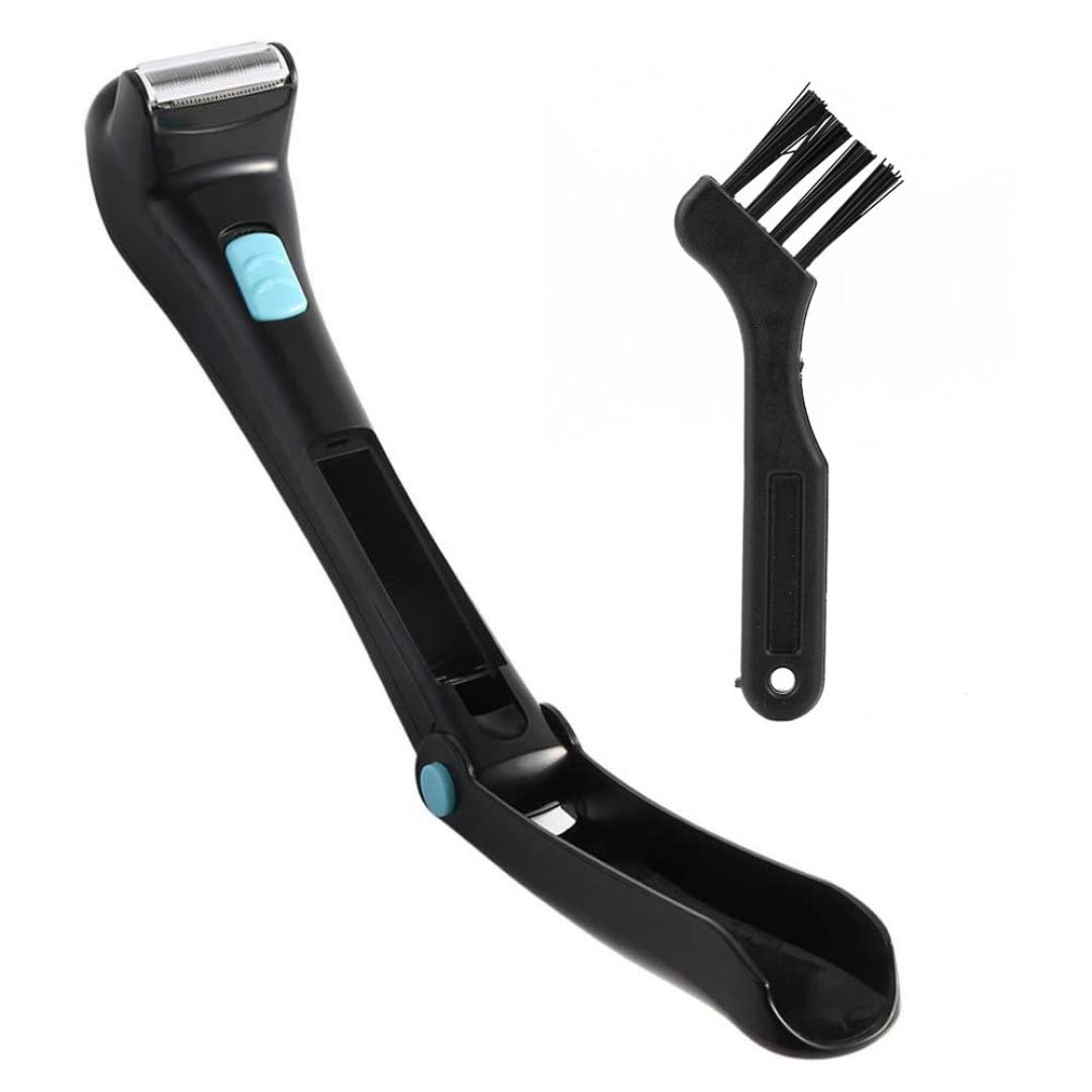 Back Hair Shaver Foldable Electric Body Hair Remover Men Razor with Long Handle