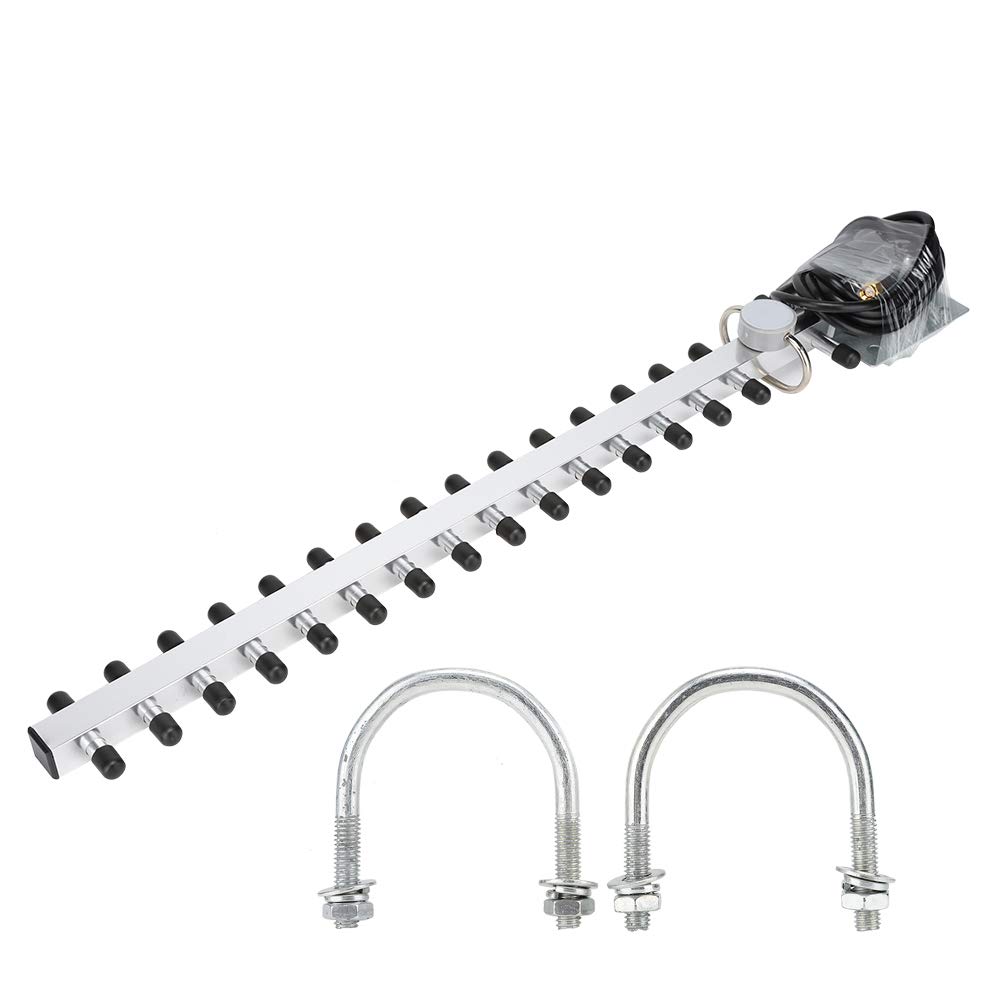 EBTOOLS Yagi Antenna,2.4G 25dBi High Gain Stable Router Network Card 16 Unit Directional Yagi Antenna, 1.5m/59.06inch Long Antenna
