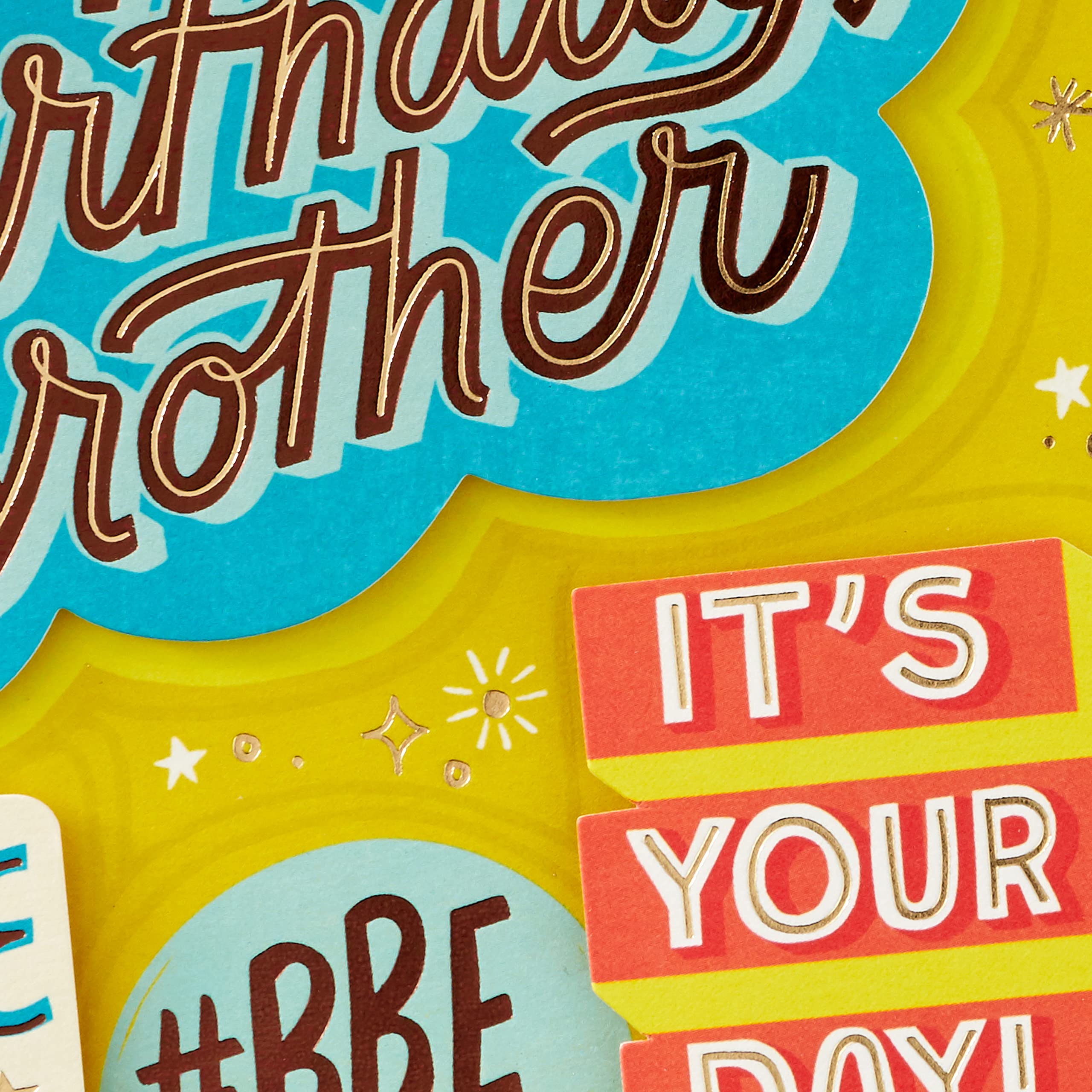 Hallmark Birthday Card for Brother from Sister (Cheers to You)