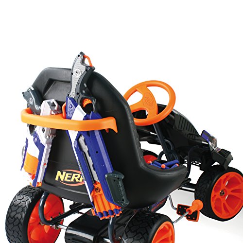 Hauck Nerf Battle Racer Pedal Go Kart, Orange/Grey/Black, Large
