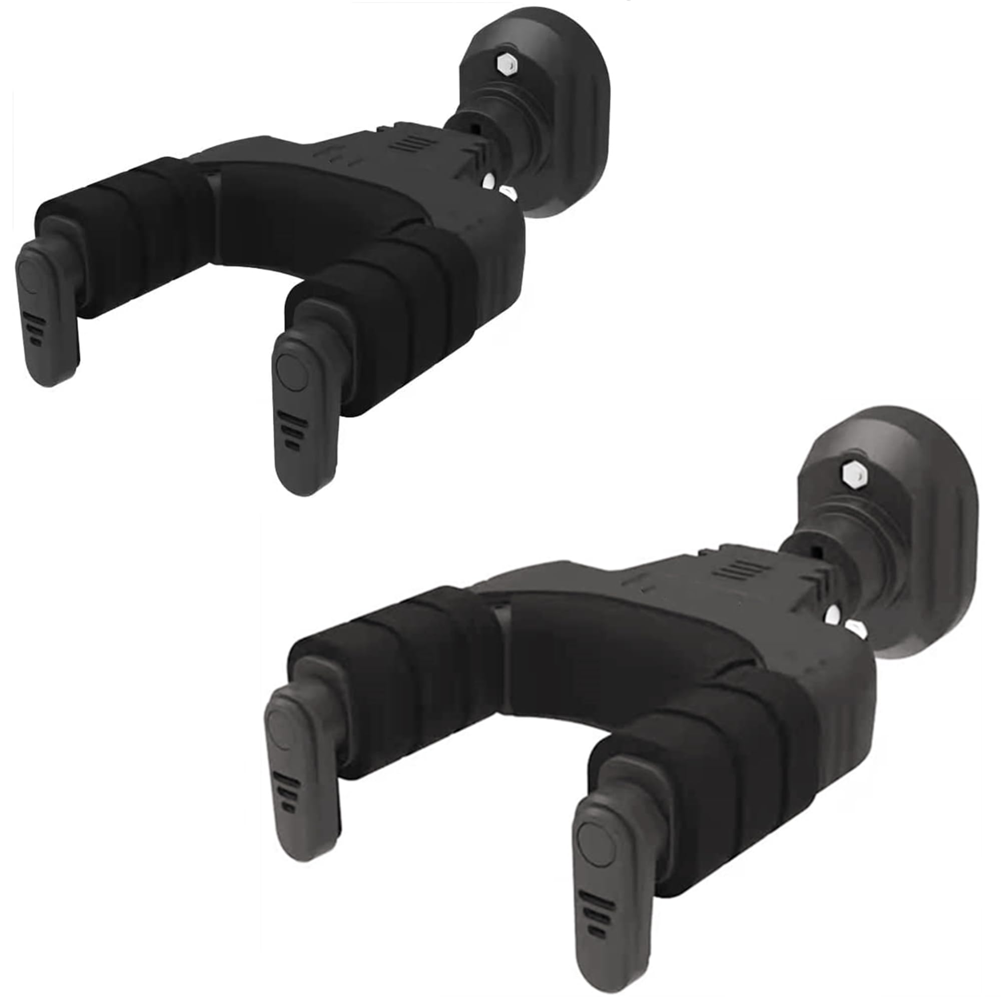 AUPHY Guitar Wall Mount Hanger Hook with Automatic Lock for Electric Acoustic Guitars Bass（Not for Nitro Finish）