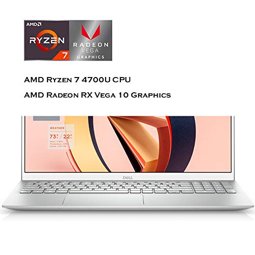 Dell Inspiron 15 15.6β FHD Thin and Light Laptop, Ryzen 7 4700U, Webcam, WiFi 6, Backlit Keyboard, USB-C, HDMI, AMD Radeon RX Vega 10, Windows 10 Home, 32GB DDR4, 1024GB PCIe SSD