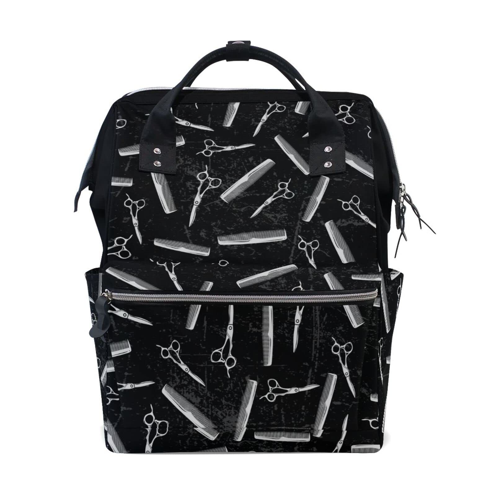 DerlonKaje Diaper Bag Backpack, Waterproof, Large Capacity, Multi-function Travel Backpack, Hair Stylist Bag