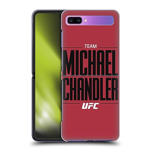 Head Case Designs Officially Licensed UFC Michael Chandler Fighter Team Hard Back Case Compatible with Samsung Galaxy Z Flip / 5G