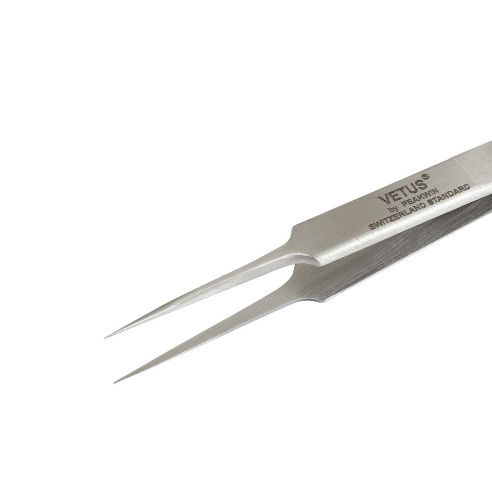 Vetus Tweezer Non-magnetic Stainless Steel Pointed Tip ST-14