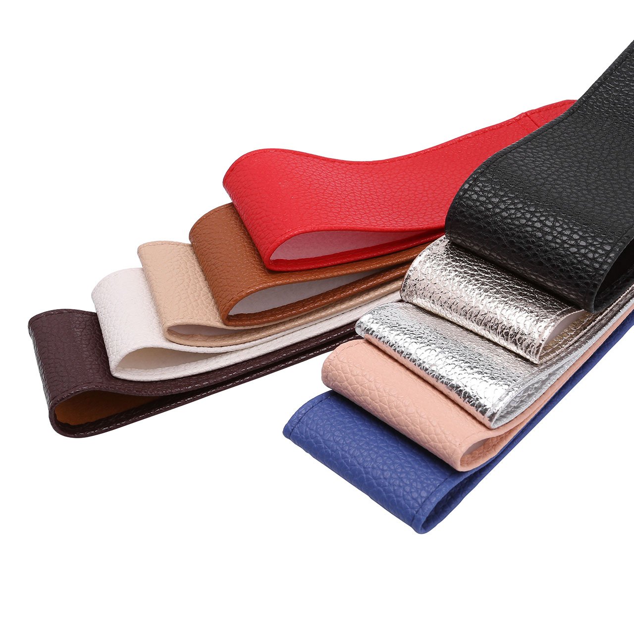 Ayliss Women Soft Leather Obi Belt Self Tie Wrap Cinch Belt,Black