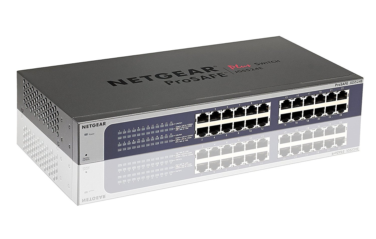 Netgear ProSafe Plus Switch 24-Port Gigabit Ethernet | JGS524E