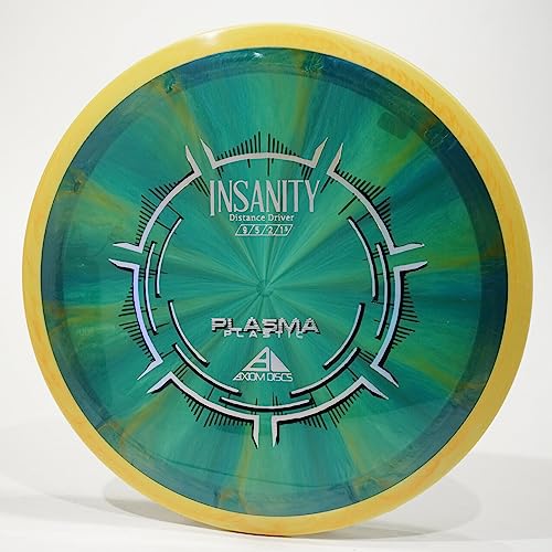 Axiom Insanity (Plasma) Driver Golf Disc, Pick Your Disc 169g Purple w/Swirly Gray Rim