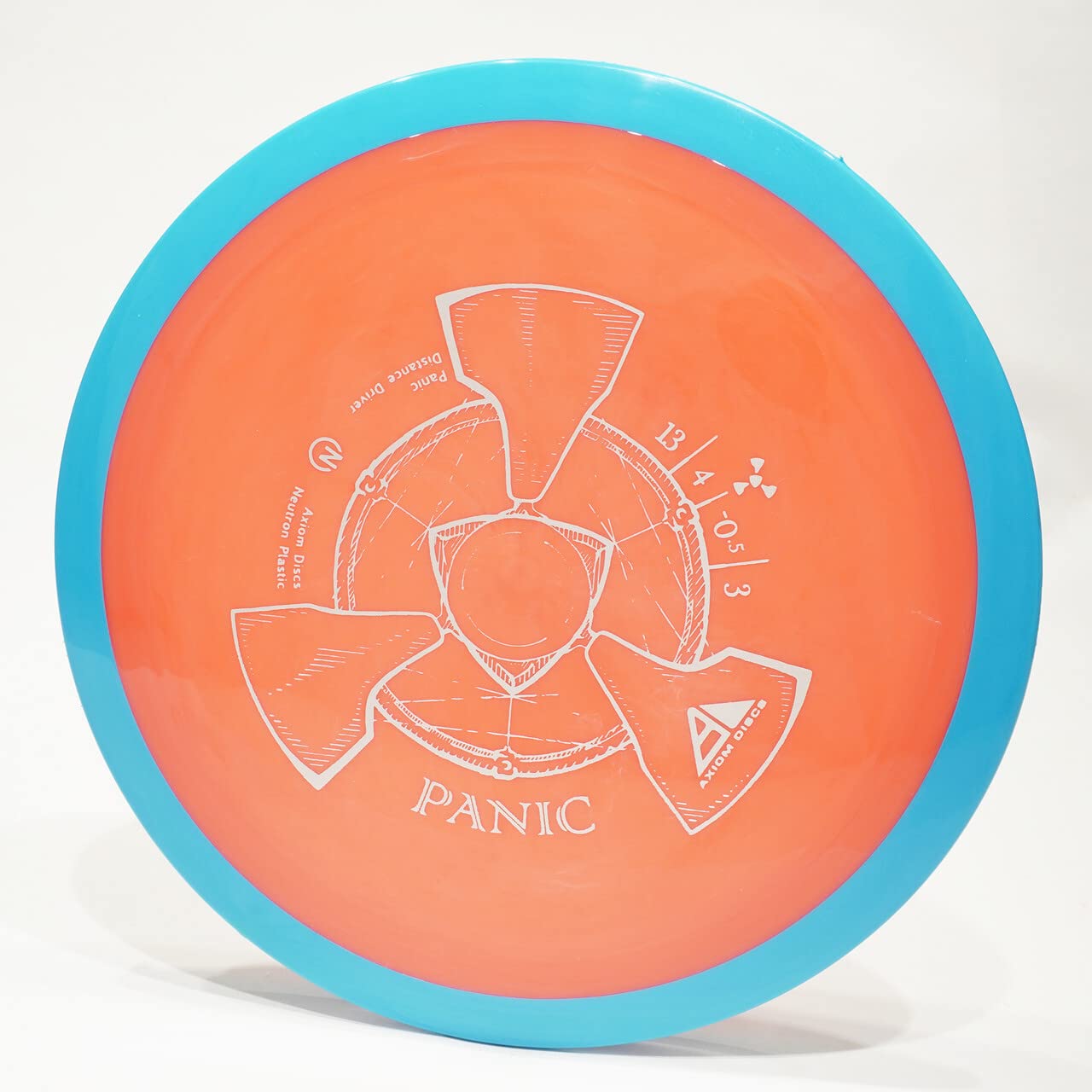 Axiom Panic (Neutron) Distance Driver Golf Disc, Pick Your Disc 168g Red w/Yellow Rim