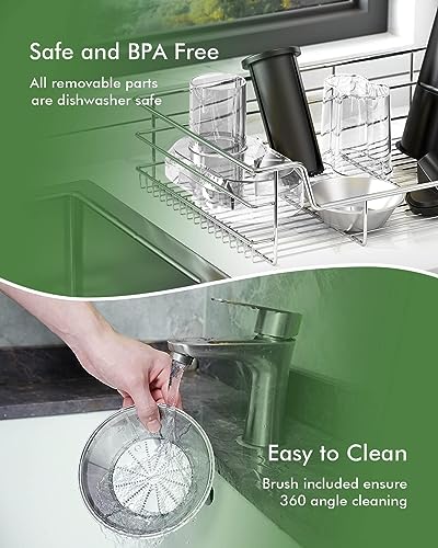 Juicer Machine, SiFENE 500W Centrifugal Juicer Extractor with 3" Wide Feed Chute for Vegetable and Fruit, Juice Maker with 3-Speed Setting, Easy to Clean, BPA Free, Stainless Steel