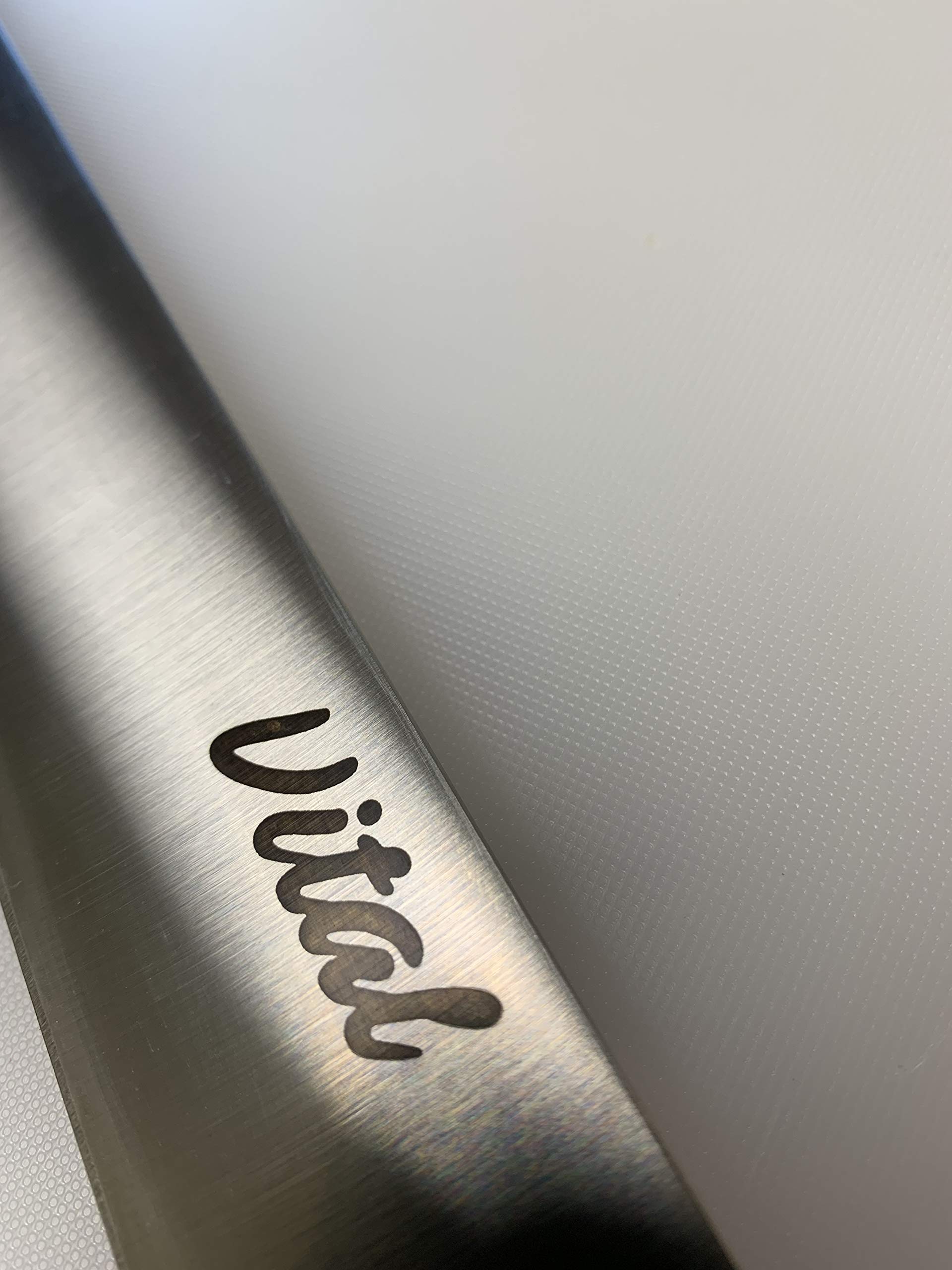 VITAL PROVISIONS Professional Butcher Knife 12 Inch High Carbon Stainless Steel Butcher Knife