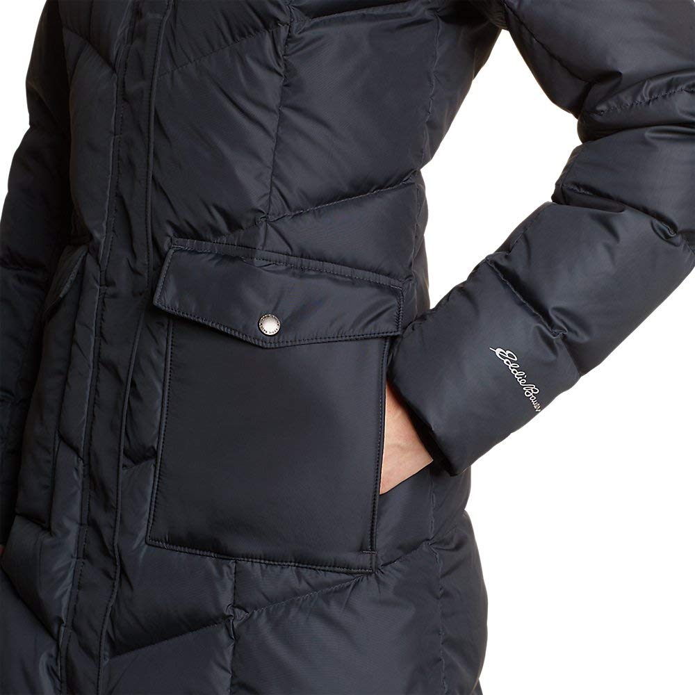 Eddie Bauer Women's Lodge Cascadian Down Parka, Black, Small