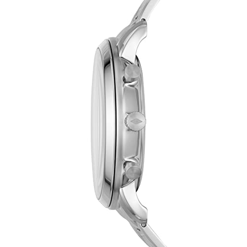 Fossil Men's Neutra Quartz Stainless Steel Chronograph Watch, Color: Silver (Model: FS5792)