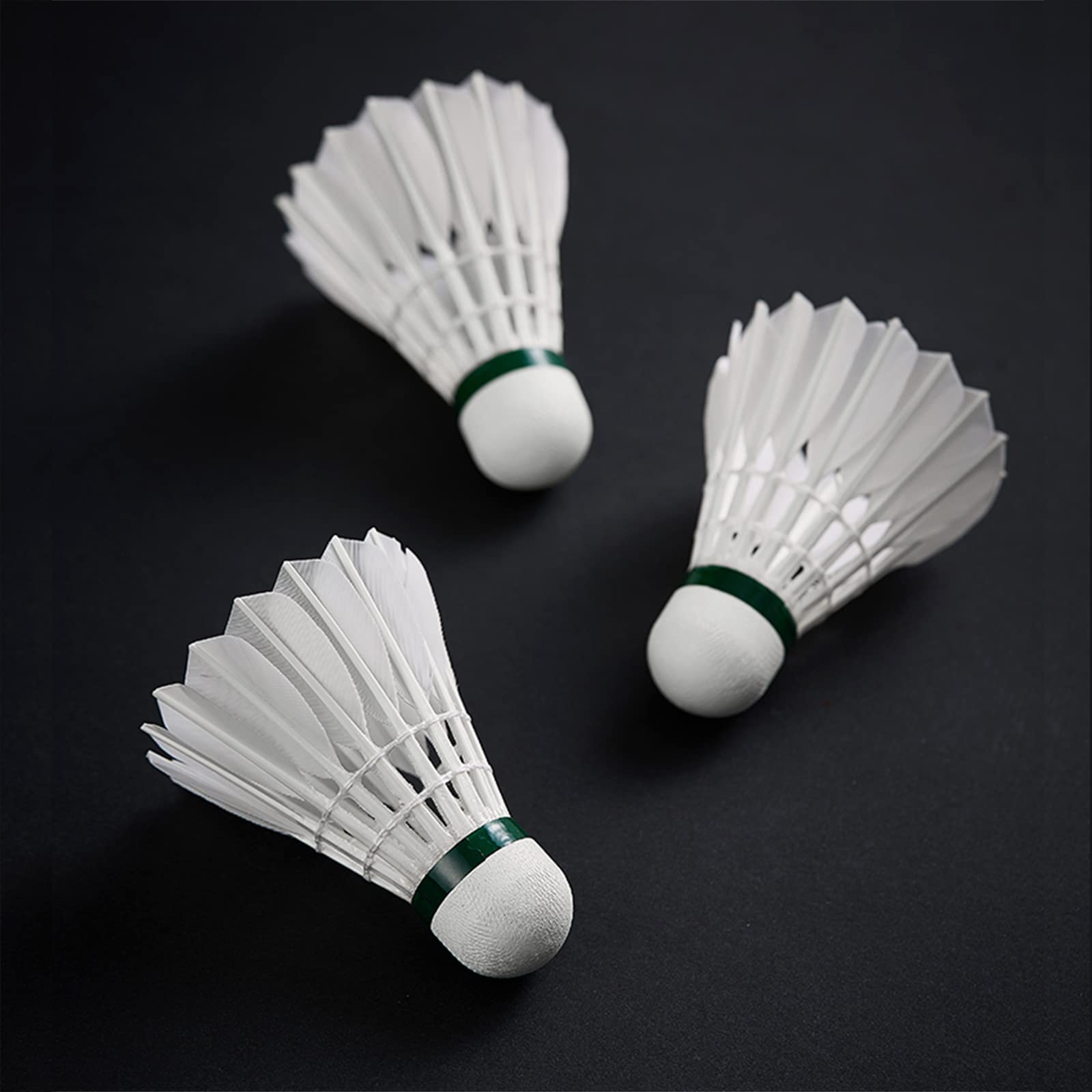 Badminton Birdies Badminton shuttlecocks 12 Pcs, Speed 77,Technology Double Durability,Kawasaki King 10E Excellent Ideal Goose shuttlecocks for Indoor and Outdoor Game