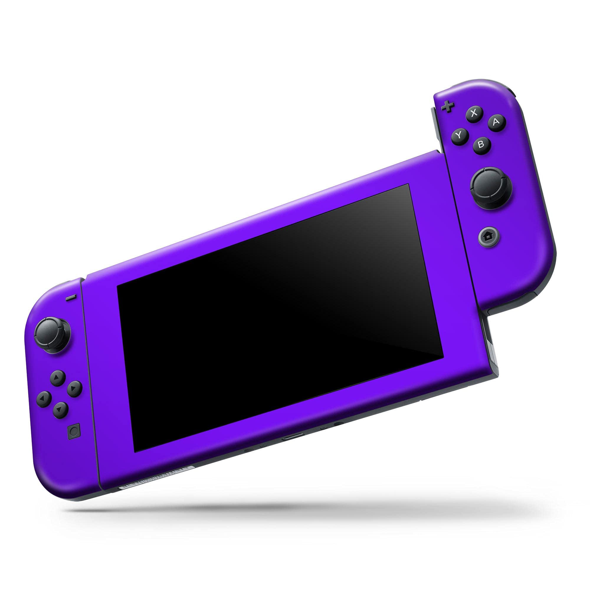 Design Skinz - Compatible with Nintendo Switch Lite - Skin Decal Protective Scratch-Resistant Removable Vinyl Wrap Cover - Solid Purple